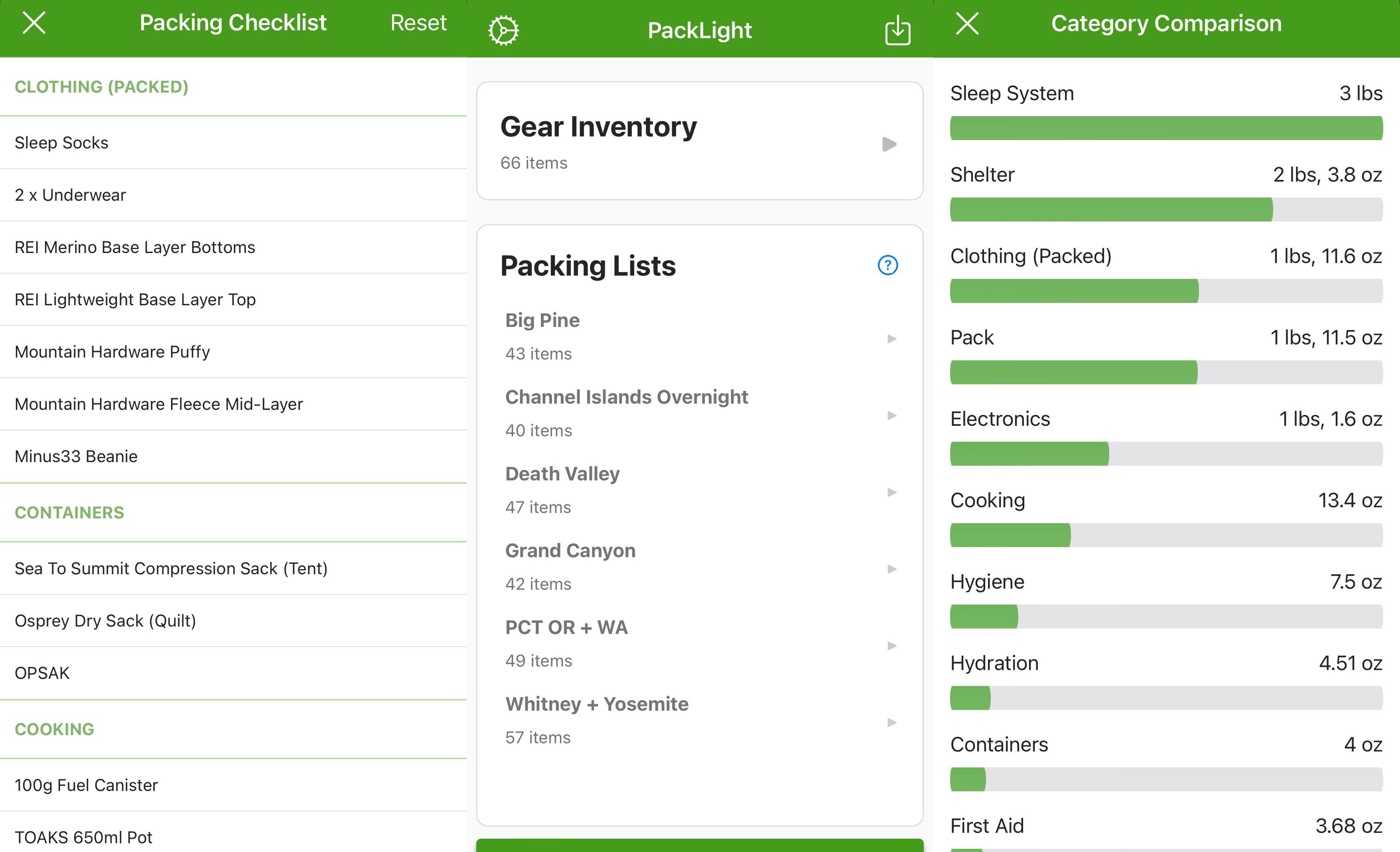 Ultralight: The Gear Tracking App I’m Leaving LighterPack For – Trails ...